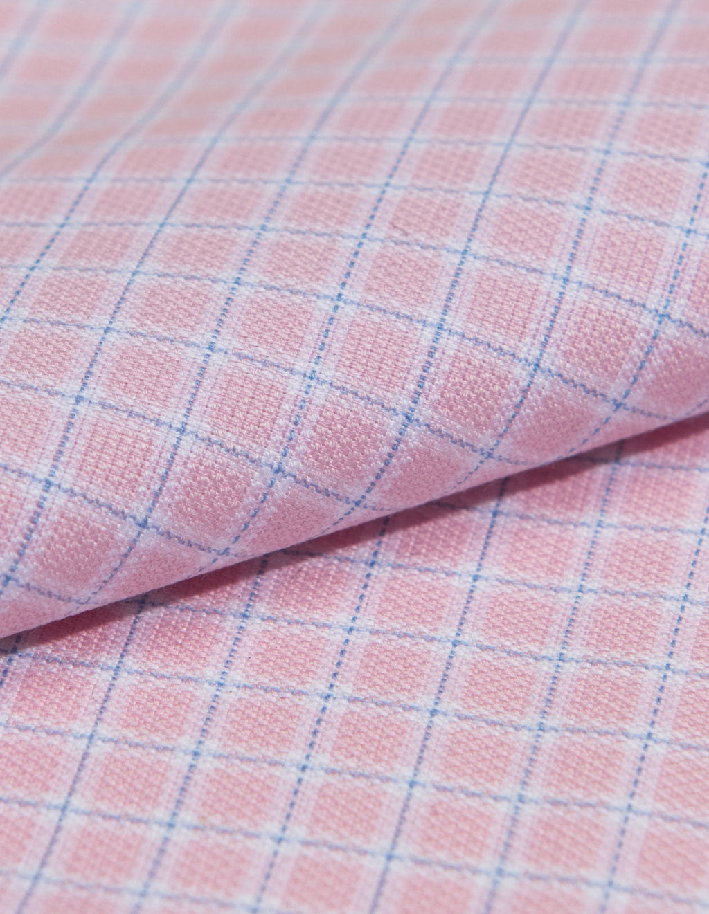 Wrinkle-Resistant Stretch Pink Mini Check Dress Shirt – Stantt